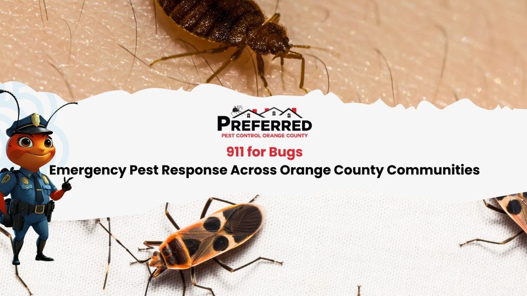 911 for Bugs: Emergency Pest Response Across Orange County Communities ...